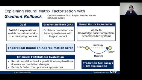 explaining neural matrix factorization with gradient rollback youtube