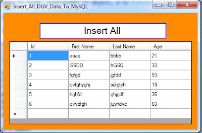 VB Net Insert All DataGridView Data In MySQL Bahasa Pemrogaman