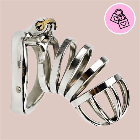 Bird Cage Horizontal Standard Metal Chastity Device House Of Chastity