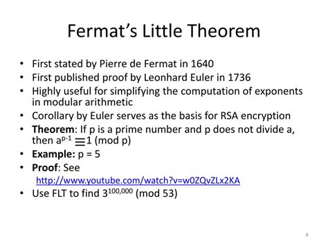 ppt fermat s little theorem fibonacci numbers powerpoint presentation id 2351811