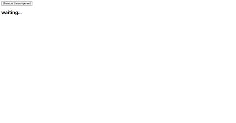 Use Local Variable To Avoid SetState On Unmouted Component Codesandbox