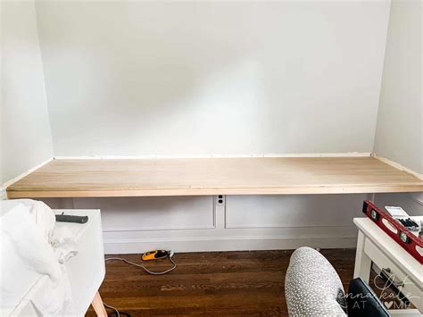 DIY Floating Desk And Shelves Floating Desk Diy Floating Desk Desk Nook
