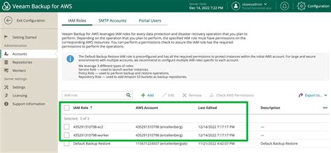 Veeam Backup For AWS Configuring IAM Roles With CloudFormation Lambda