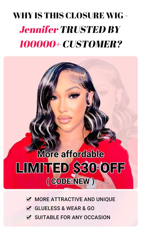 Jennifer Black Bob Wig With Highlights Bob Lace Wig West Kiss Hair