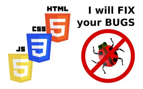 fix bugs in html css php javascript by jarfil fiverr