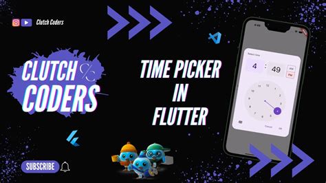 How To Select Time In Flutter TimePicker ClutchCoders Flutter