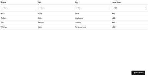 devextreme react grid for bootstrap 3 codesandbox