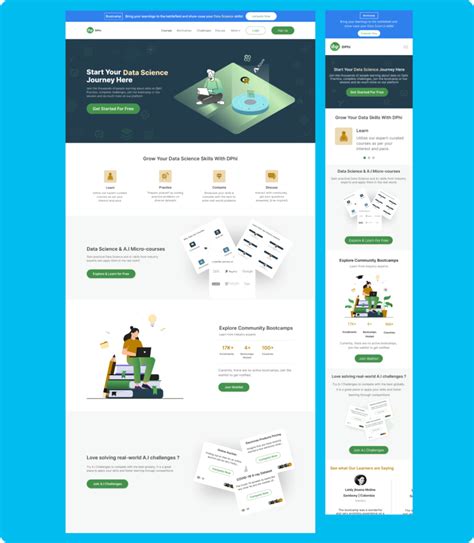 Redesigning The AI Planet Formerly DPhi Landing Pages By Joshua Jumbo
