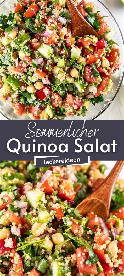 Sommerlicher Quinoa Salat Einfach Und Gesund Leckere Ideen