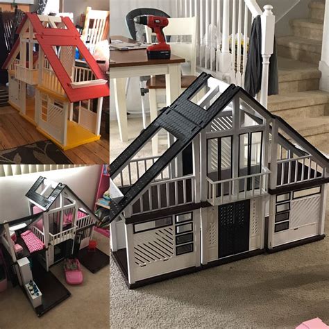 Vintage Barbie Dream House 1970s Makeover 2019 And Delivered To My Niece Barbie Dream House