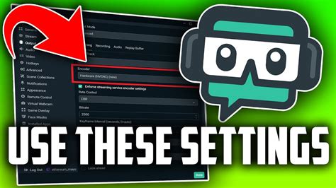 Good Streaming Settings For Streamlabs Obs Image To U