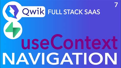 Qwik JS Full Stack App UseContext And Site Navigation Part 7 YouTube