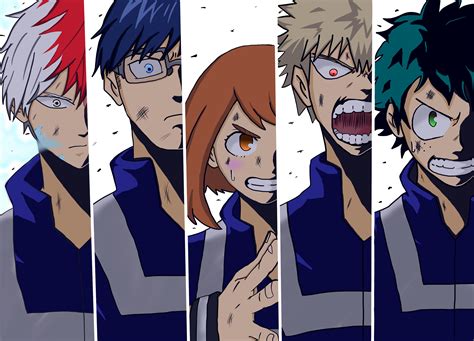 My Hero Academia Hd Katsuki Bakugou Tenya Iida Eijiro