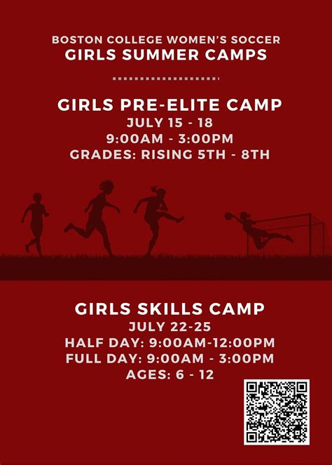 Apr 15 Bc Girls Summer Soccer Camps July Camps Now Open Newton Ma Patch