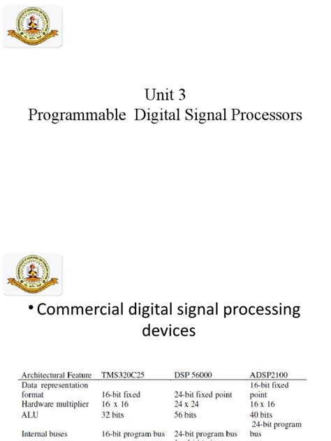 unit 3 programmable digital signal processors pdf central processing unit pointer