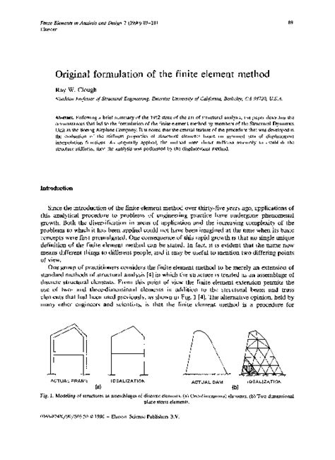 pdf original formulation of the finite element method miguel angel cacalo valencia