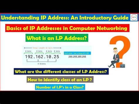 Basics Of Networking Understand IP Address IP Address Classes Number