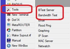 Knowledge Area Bandwidth Test Mikrotik Router