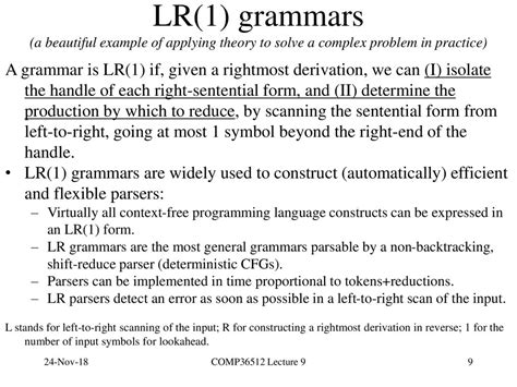 lecture 9 bottom up parsing ppt download
