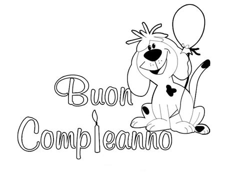 Disegni Di Buon Compleanno Da Colorare Stampa Biglietto Di Auguri