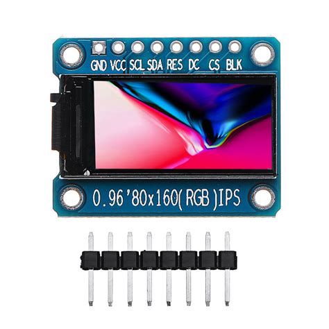 Geekcreit 0 96 Inch 7pin Hd Color Ips Screen Tft Lcd Display Spi