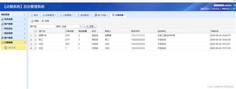 javaweb基于ssm框架开发的订餐管理系统含源码附带运行说明 基于java web的餐厅管理系统 csdn博客