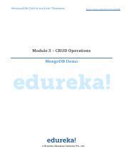 Learn Crud Operations In Mongodb With Step By Step Demo Course Hero