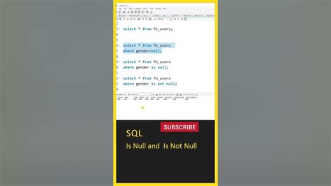 sql tutorial for beginners sql operators is null is not null sql telugu tutorial mysql