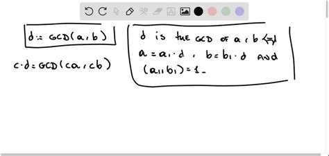 solved let a b c be integers prove that gcd a bc gcd a gcd a b gcd a c