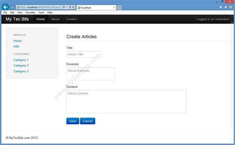 knockout js and bootstrap with asp mvc step by step part 2 my tec bits