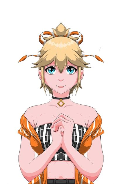 Anime Personages Met Chinese Mode Poses Premium Vector