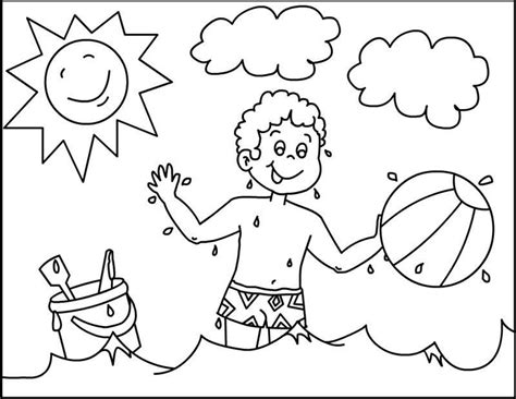 Disegni Sullestate Da Stampare E Colorare Per Bambini FOTO