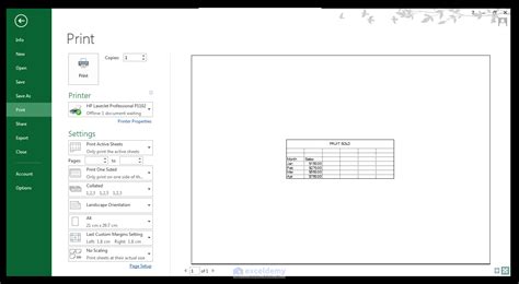 How To Print Excel With Lines How To Print The Gridlines Of An Excel