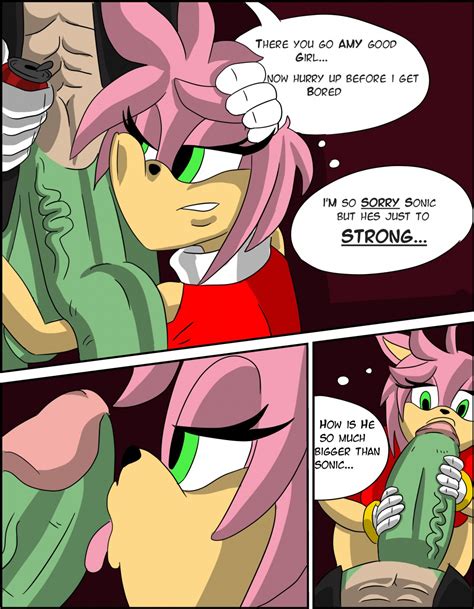 Rule 34 Amy Rose Big Penis Cheating Hand On Head Loonyjams Oral Penis Penis Grab Penis Lick