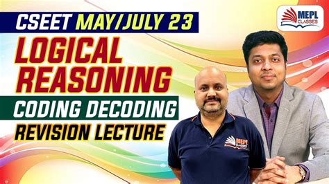 CSEET May July 23 Logical Reasoning CODING DECODING Revision