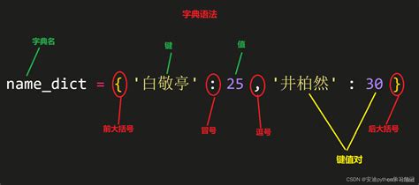 理解python中的字典数据类型 csdn博客