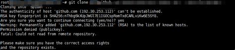 git permission denied publickey fatal could not read from remote repository 程式人生