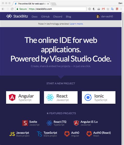create secure angular apps in the cloud with stackblitz and auth0