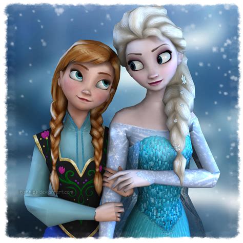 Disneys Frozen Sisters Love By Irishhips On Deviantart