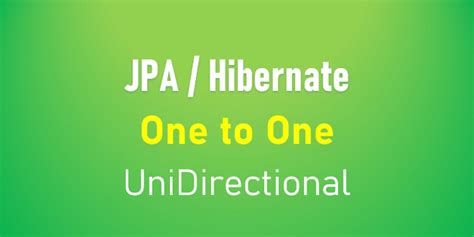 JPA One To One Unidirectional Mapping Example DEV Community