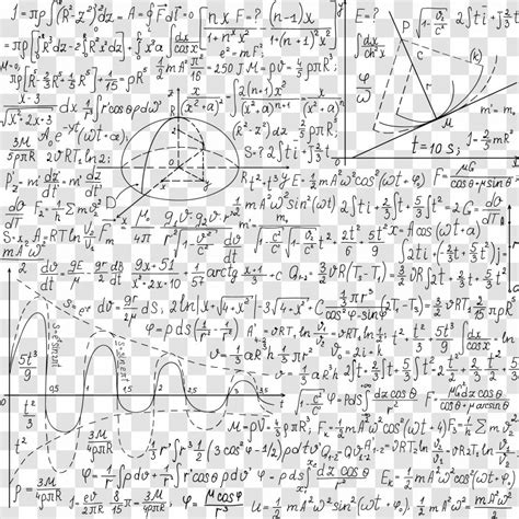 Mathematics Euclidean Vector Formula Paper Transparent Background The