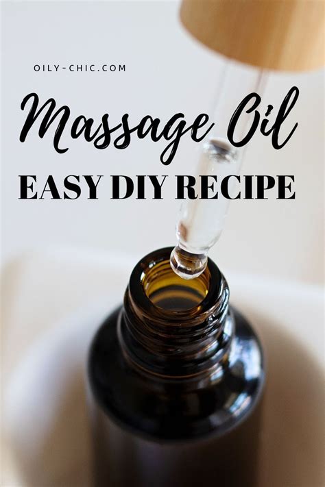 Massage Oil Easy Diy Recipe Massage Oils Recipe Diy Massage Oil Homemade Massage Oil