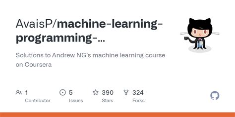GitHub AvaisP Machine Learning Programming Assignments Coursera