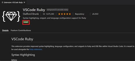 how to configure vscode for ruby developers geeksforgeeks