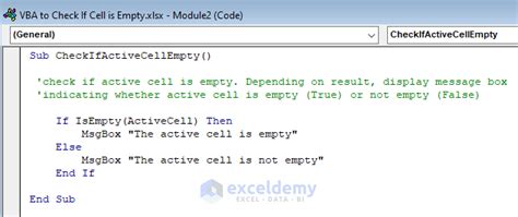 How To Check If Cell Is Empty Using Excel VBA 5 Easy Methods ExcelDemy