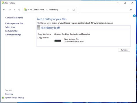 How To Reset File History On Windows 11 10
