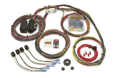 Painless Wiring 10127 21 Circuit Customizable Color Coded Chassis