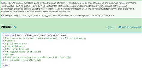 solved write a matlab function called bisection method that