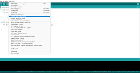 esp8266 nodemcu littlefs filesystem in arduino ide