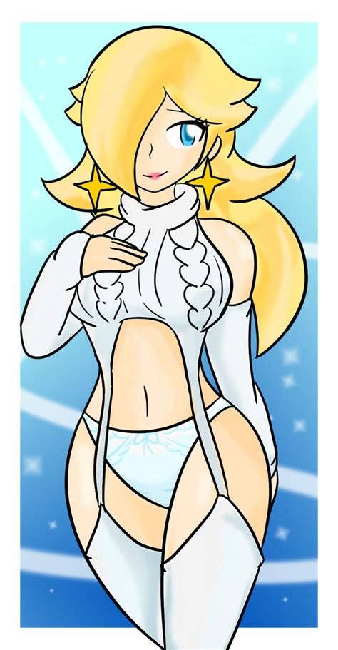 Rule 34 Blonde Hair Breasts Female Female Only Mario Series Nintendo Princess Rosalina Solo